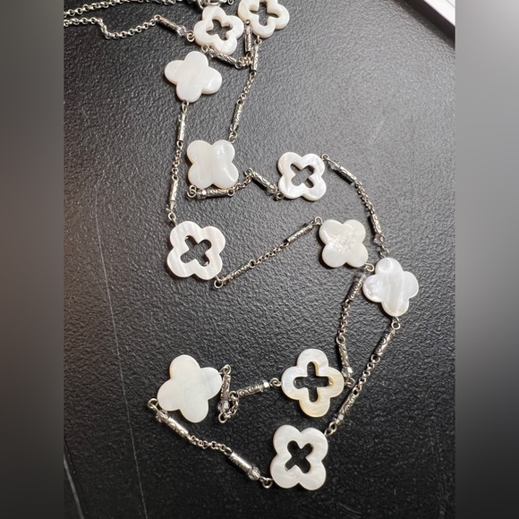 Brighton | Jewelry | Rare Brighton Clovers Chain Van Cleef Arpels Style ...